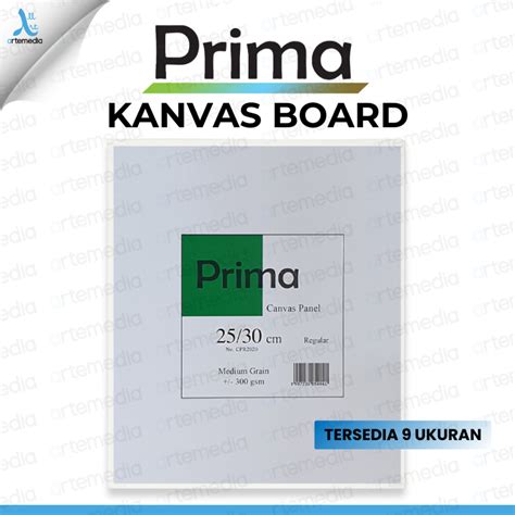 Jual Prima Canvas Board Kanvas Lukis Siap Pakai Shopee Indonesia