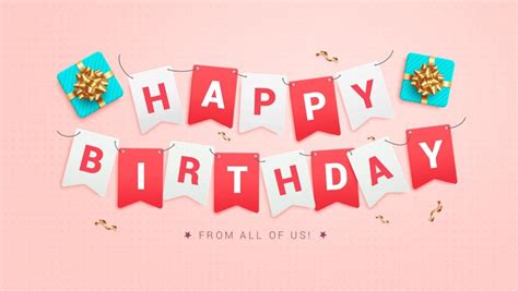 Premium Vector Happy Birthday Text Vector Design Birthday Greeting