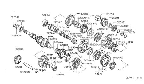 Transmission Gear 1998 Nissan Sentra Made In Mexico