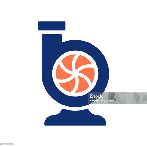 터보 충전기 솔리드 아이콘은 흰색 배경에 있습니다 벡터 일러스트 레이 션 개념에 대한 스톡 벡터 아트 및 기타 이미지 개념