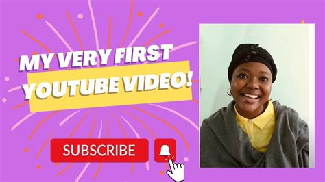 My First Youtube Video Introduction South African Youtuber Youtube