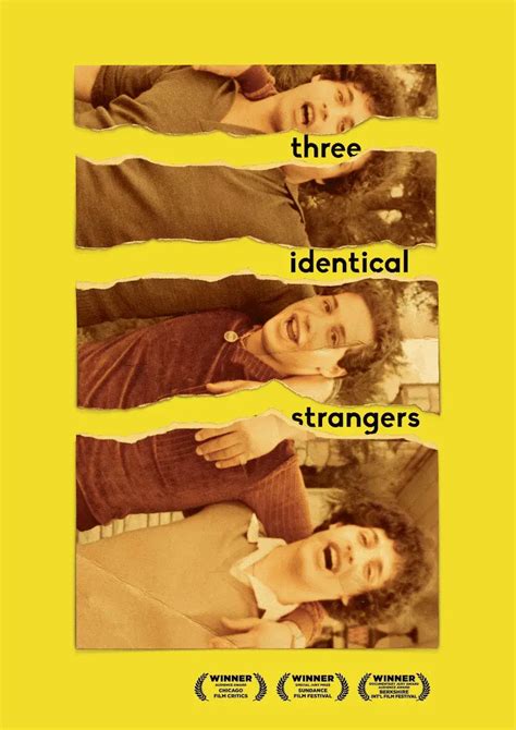 Three Identical Strangers Poster Postertok