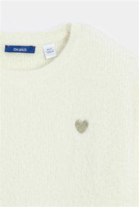 Pull Côtelé Fille Okaïdi