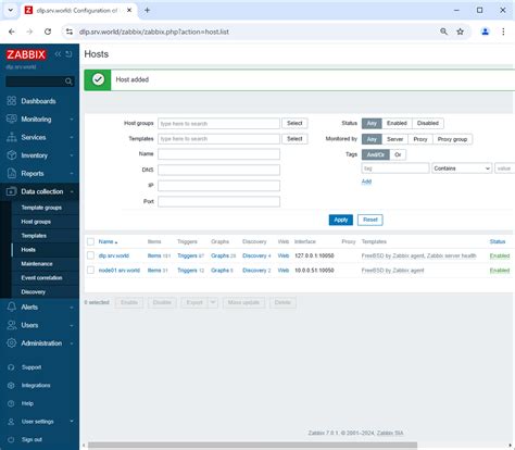 freebsd 14 zabbix 7 0 add monitoring target host freebsd server
