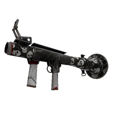 Skull Cracked Rocket Launcher Battle Scarred Backpack Tf