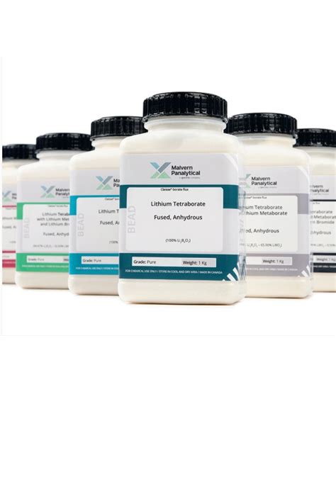 Lithium Metaborate Beads Pure 1kg Effective Lab