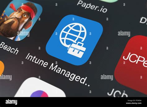 Intune Managed Browser Hi Res Stock Photography And Images Alamy