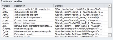 356211 Variables Wizard Window