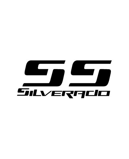 Sticker Autocollant Chevy Silverado Ss