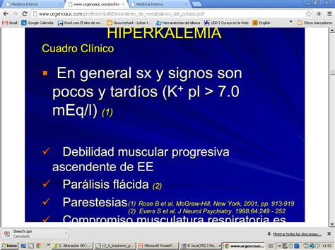 Alteraciones Del Potasio