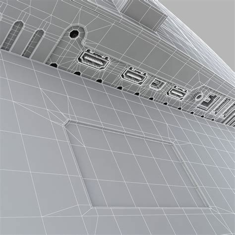 Dell Ultrasharp 24 Infinityedge Monitor U2417h 3d Model 29 3ds C4d Fbx Lwo Ma Obj Xsi