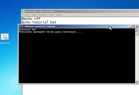 Como Criar Um Arquivo Bat Batch File