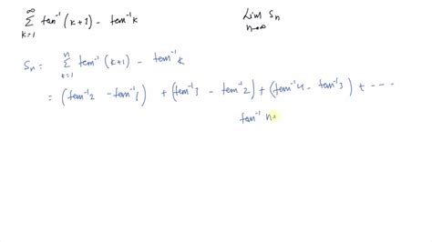 Solvedfind A Formula For The Nth Term Of The Sequence Of Partial Sums Sn Then Evaluate Lim