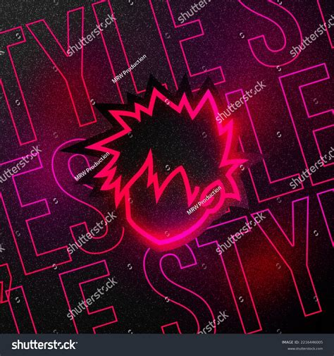레드 스페이스 배경 디자인 애니메이션 스타일 스톡 일러스트 2216446005 Shutterstock