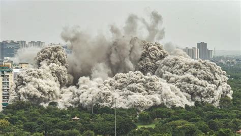 Noida Twin Tower Demolished Respiratory Disease Patients May Experience Spike In Health