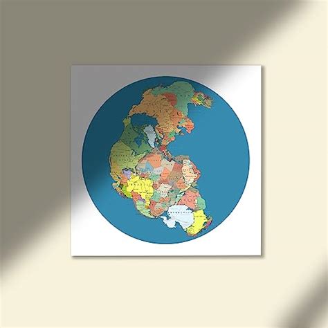 Pangaea Map Politicalmap Posters Science Posters Matte Or Gloss
