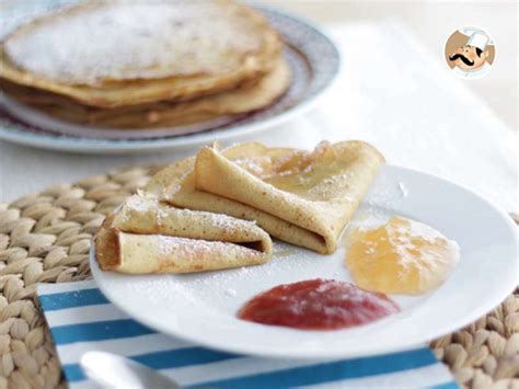 Receita de crepes sem glúten e sem lactose