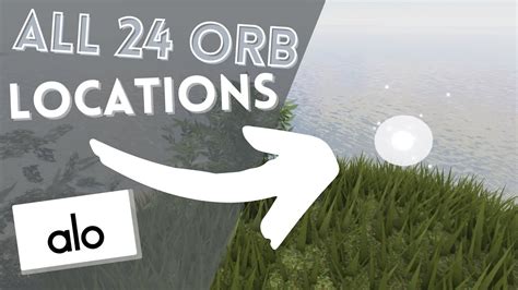 All 24 Orb Locations In Roblox Alo Event All Poses And District