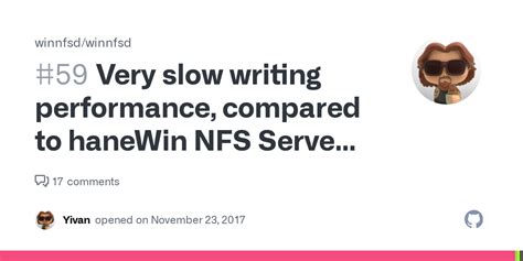 Very Slow Writing Performance Compared To Hanewin Nfs Server For