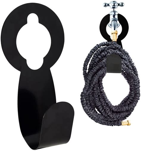 Garden Hose Holder Metal Garden Hose Carrier Cast Iron Black Beauty