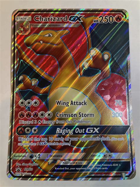Mavin Pokemon Jumbo Charizard Gx Sm60 Oversized Promo Card Holo
