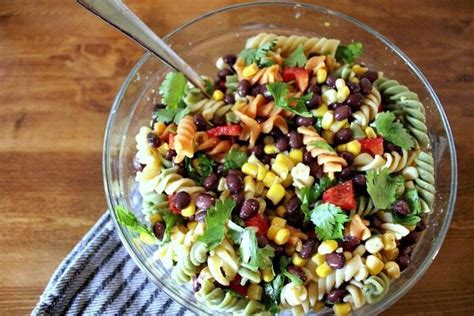 Mexican Fiesta Pasta Salad Recipe Raw Food Health