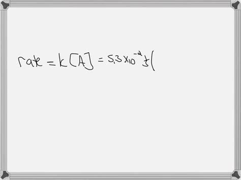 SOLVED The Initial Rates Method Can Be Used To Determine The Rate Law For A Reaction Using The