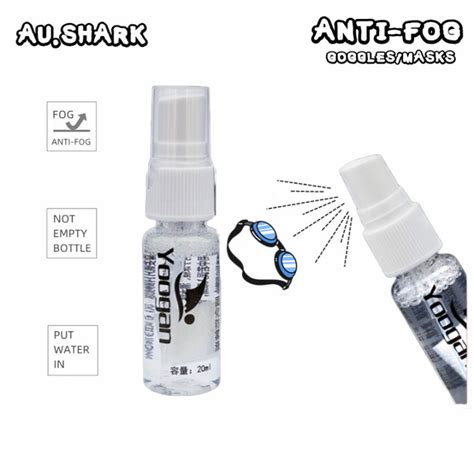 Aus Anti Fog Spray For Swim Goggles Glasses Diving Mask Defogger Solid