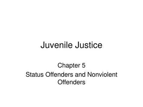 Ppt Juvenile Justice Powerpoint Presentation Free Download Id3343426