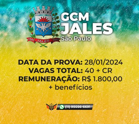COMO FUNCIONA O CONCURSO PARA GCM DE JALES SP Loja Virtual