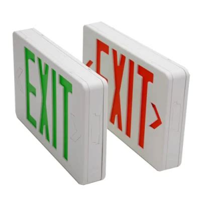 AC Dual Voltage Color Custom LED Emergency Light Exit Sign China Exit Sign And LED Sign