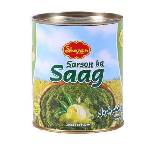 Sarson Ka Saag Canned Shezan 840g Pack Of 12