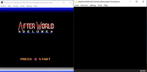 Nes Black Screen At The Start With Afterworld Deluxe World