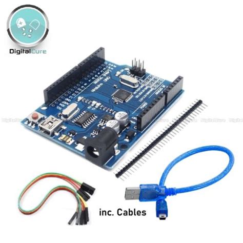 Arduino Uno R Rev Atmega P Compatible Board Ch G Mini Usb Data