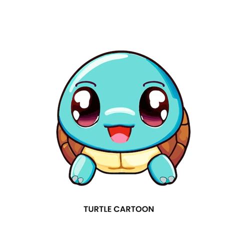 Tortue Qui Marche Vecteur Premium