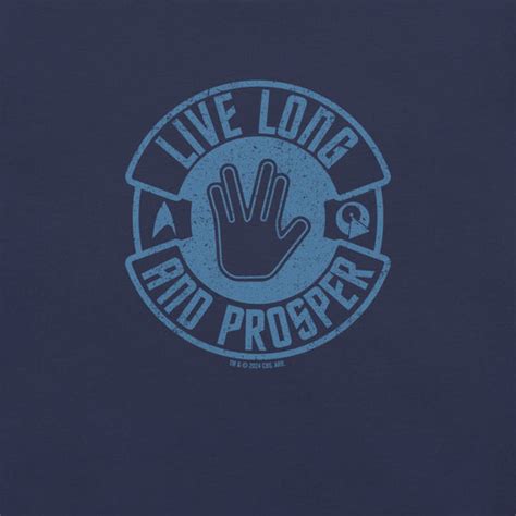 Star Trek Live Long And Prosper Unisex T Shirt Paramount Shop