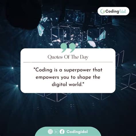 Codingidol On Linkedin Codingquotes Techempowerment