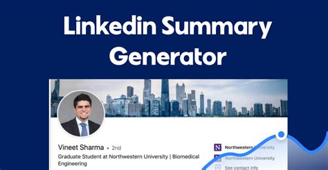 Linkedin Summary Generator 100 Free No Signup