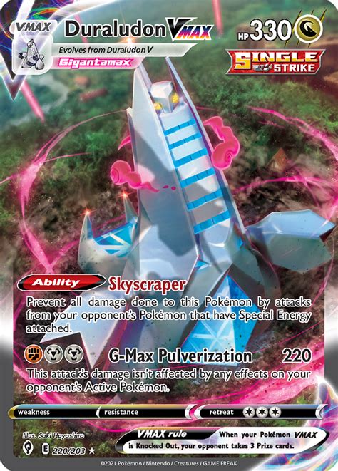 Check De Actuele Waarde Van Je Duraludon VMAX Pokemon Kaart Uit De