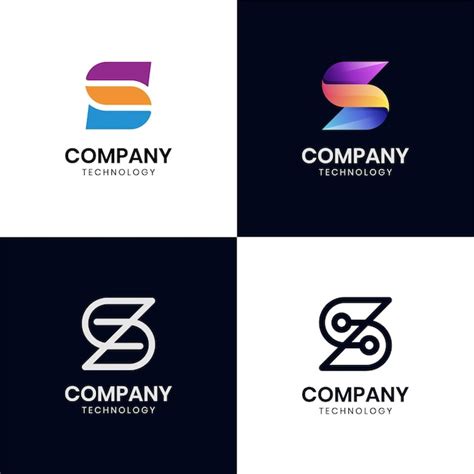 초기 문자 S 기술 로고 디자인 벡터는 디지털 추상 점 연결에 대한 아이콘 로고 타입을 설정합니다 프리미엄 벡터