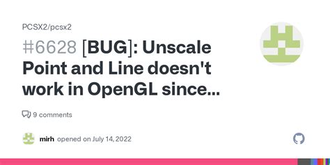 Bug Unscale Point And Line Doesnt Work In Opengl Since 5221