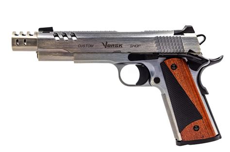 Vorsk Cs Defender Pro Meu Gbb Pistol In Brushed Silver Bbguns4less