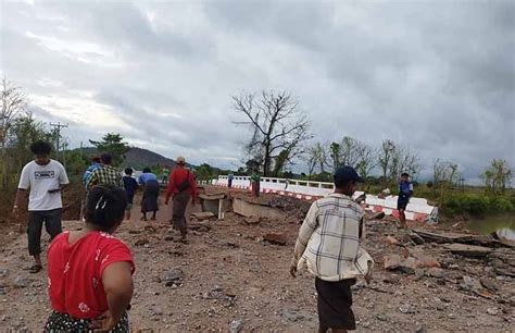 ဘီးလင်း မစောတံတားမိုင်းခွဲခံရပြီး အရပ်သား ၁ ဦးသေဆုံး၊ ကျိုက်ထိုတွင် ရာအိမ်မှူး ၁ ဦး ပစ်သတ်ခံရ