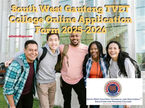 South West Gauteng Tvet College Online Application Form 2025 2026