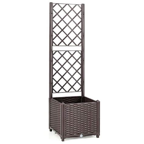 Trellis Planter Box Modular Raised Garden Bed Wall Trellis System