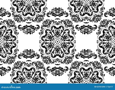 Seamless Oriental Vector Background Stock Vector Illustration Of Decor Flora 63701294