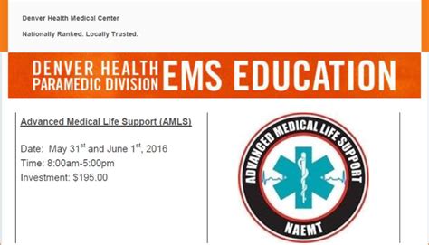 Advanced Medical Life Support Amls Course