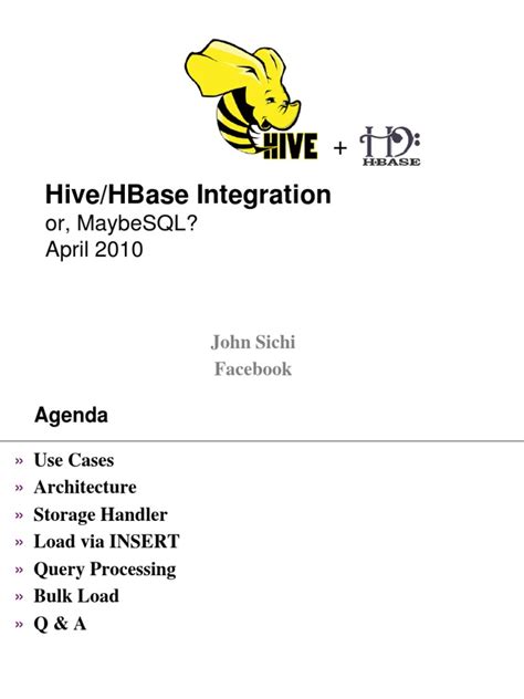 Hadoop Hbase And Hive Pdf Apache Hadoop Computer Architecture