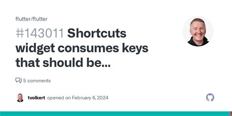 Shortcuts Widget Consumes Keys That Should Be Consumed By Descendant