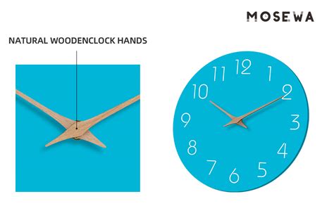 Mosewa Outdoor Wall Clock Silent Non Ticking 10 Inch Wall